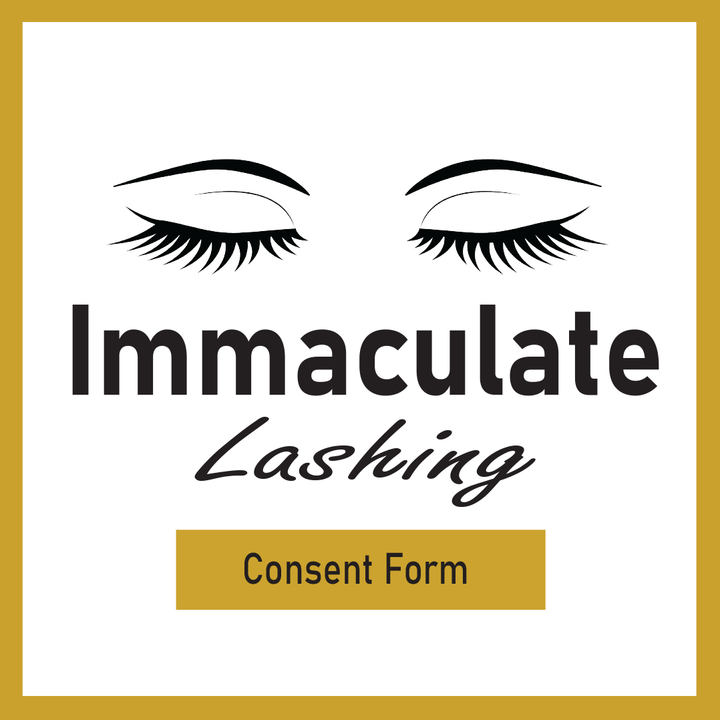 Consent Forms – Immaculate Lashing